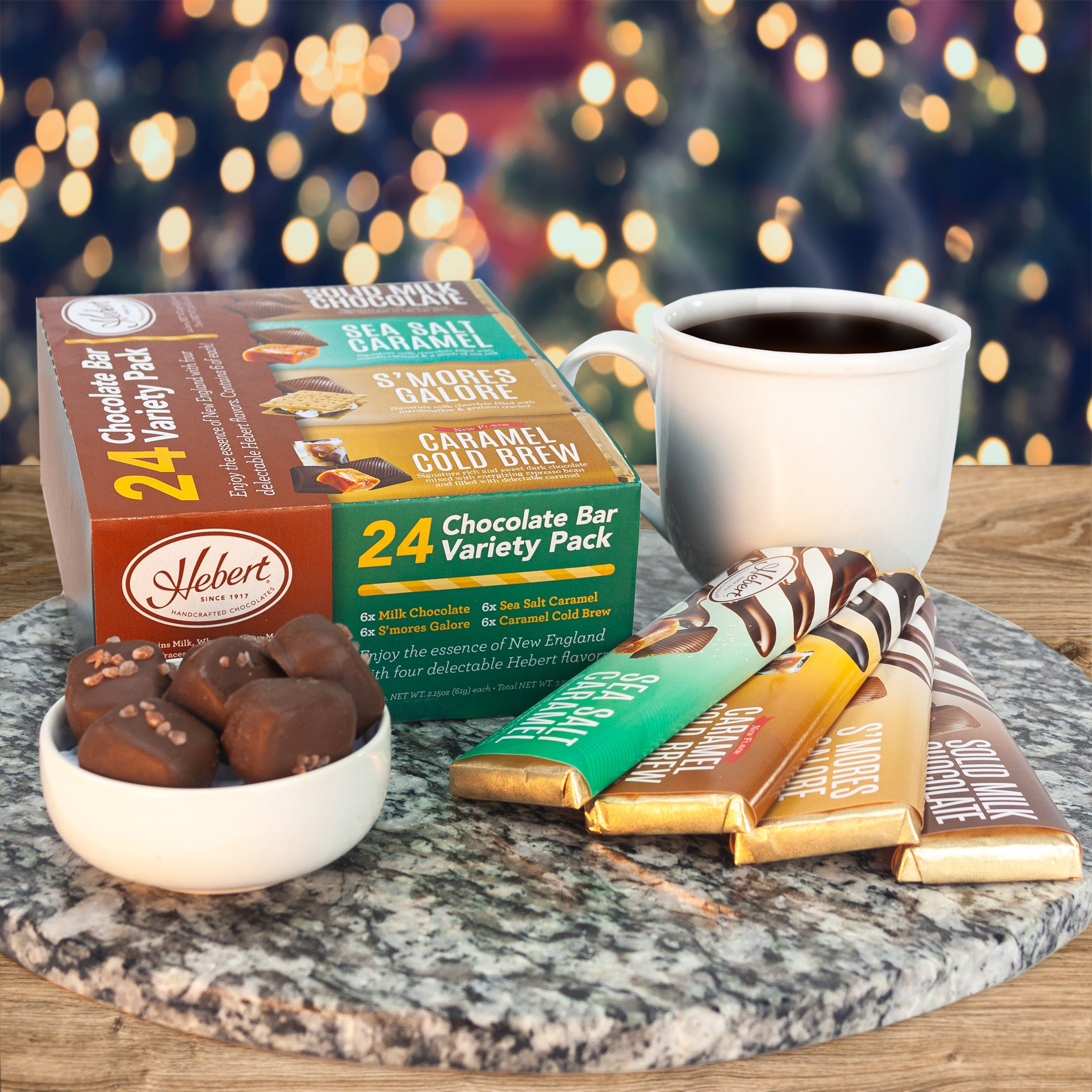 24 Chocolate Bar Variety Pack — Hebert Candies & Gifts