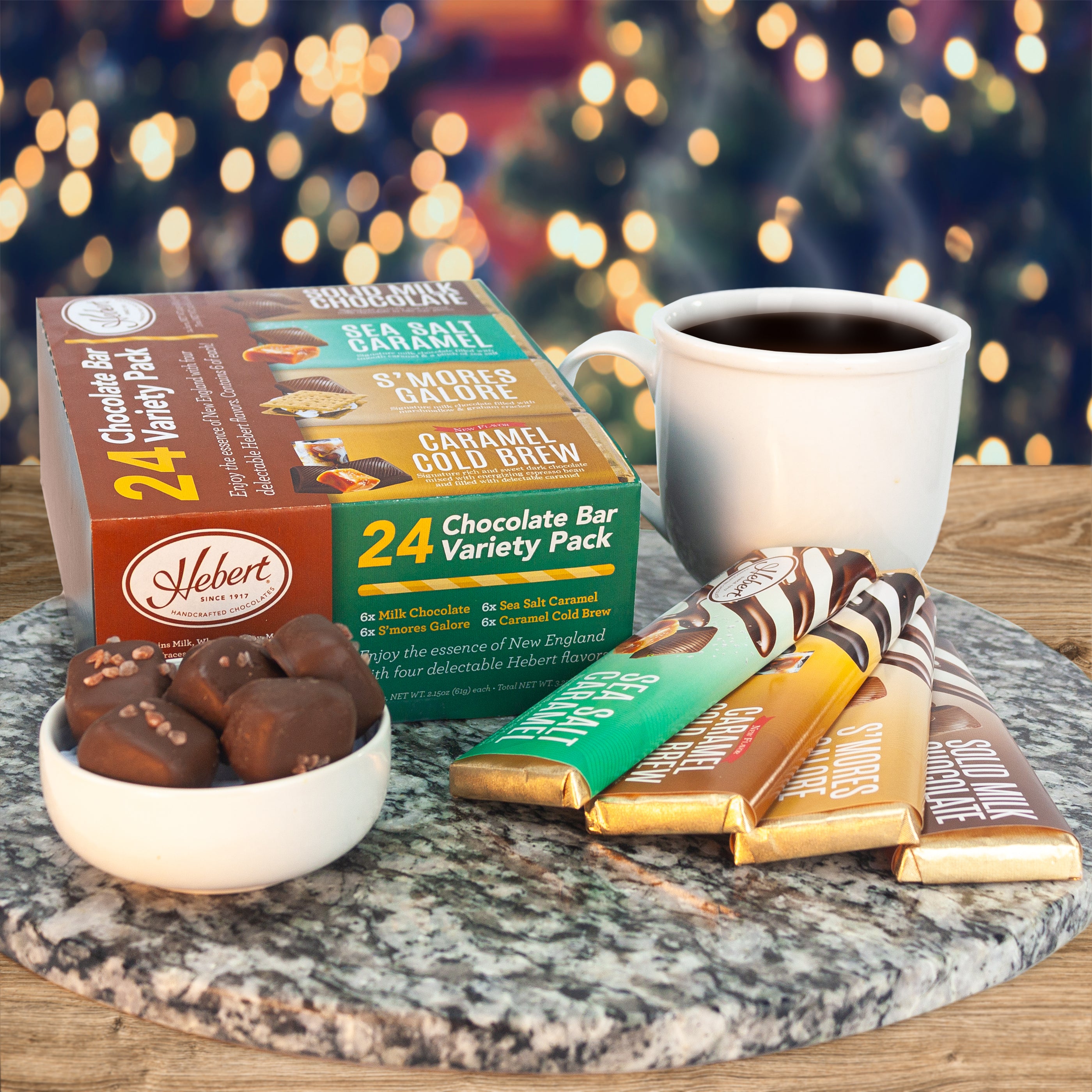 24 Chocolate Bar Variety Pack — Hebert Candies & Gifts