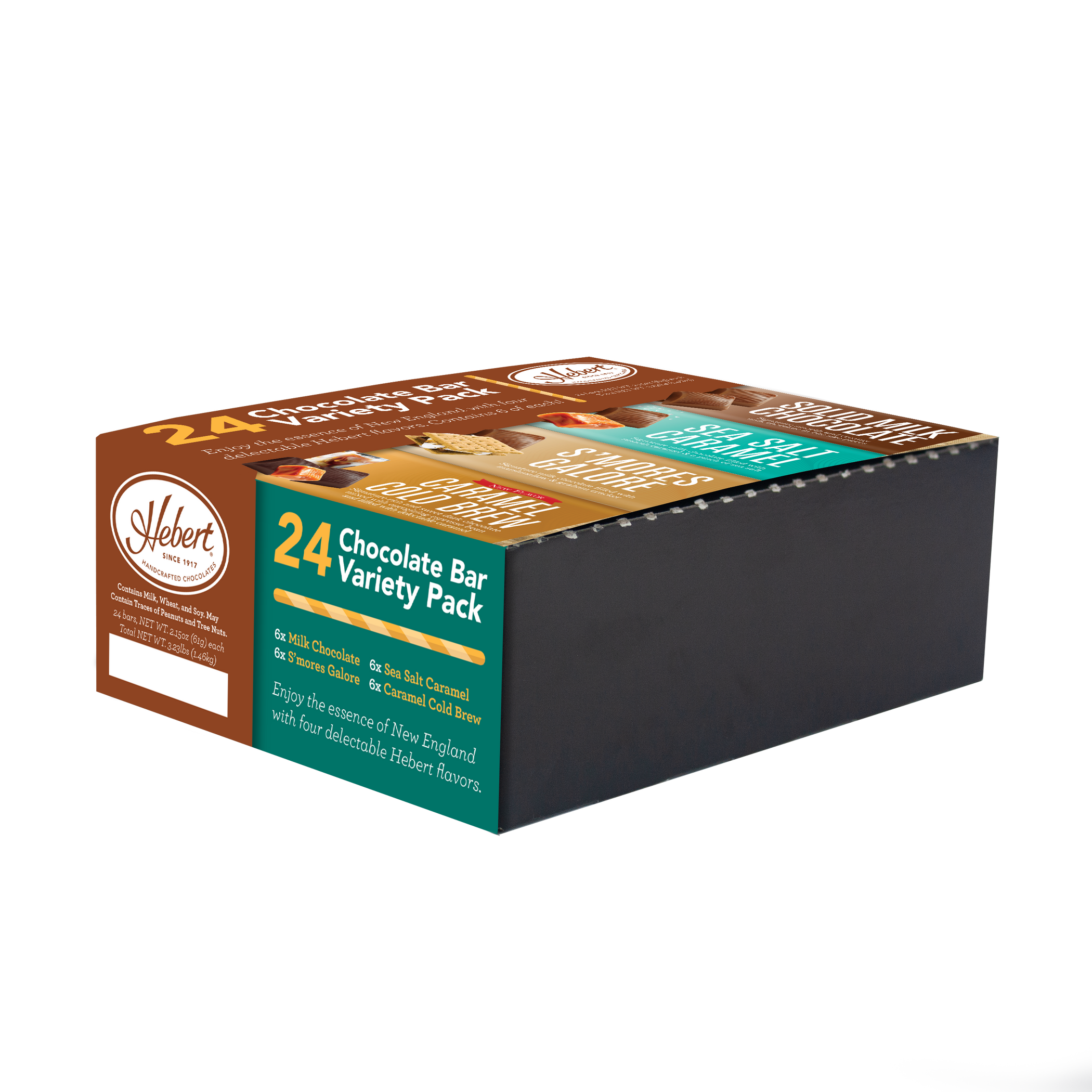 24 Chocolate Bar Variety Pack — Hebert Candies & Gifts