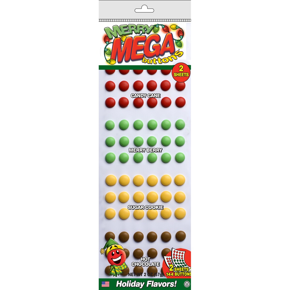 Merry Mega Candy Buttons — Hebert Candies & Gifts