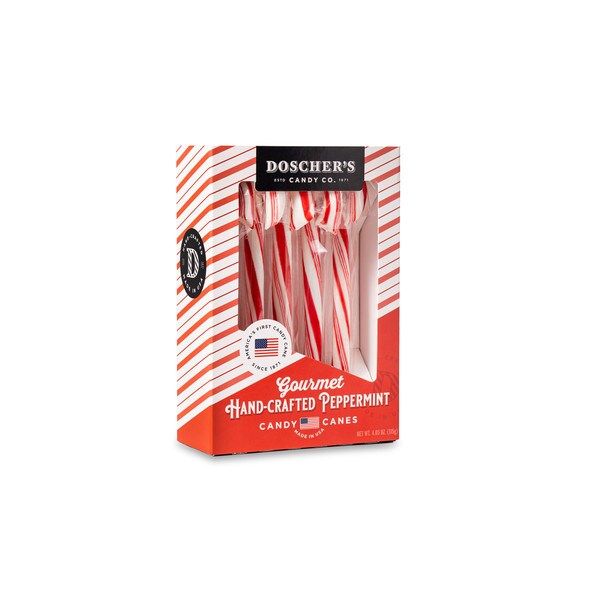 Gourmet Peppermint Candy Canes — Hebert Candies & Gifts
