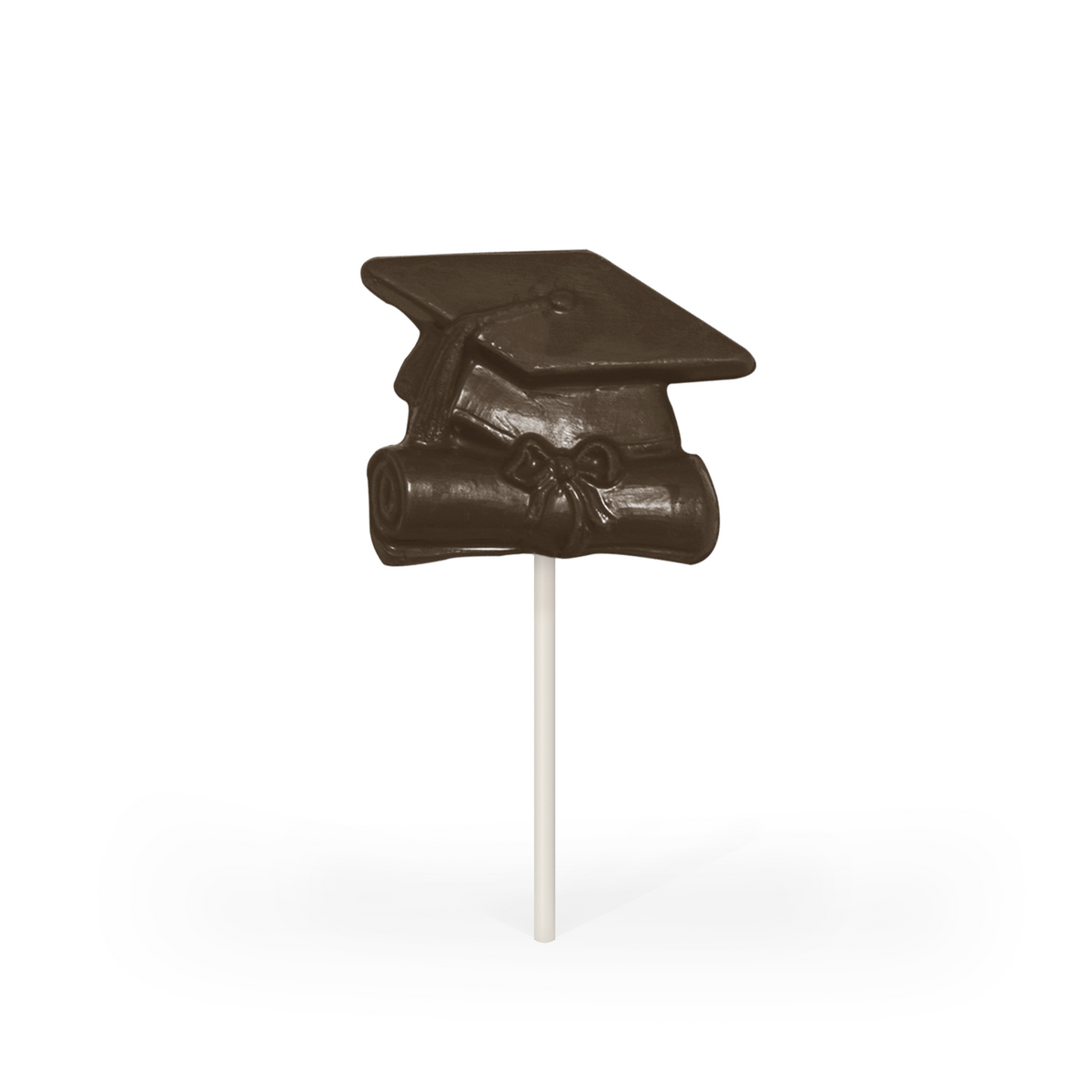 Graduation Cap Pop (Dark Chocolate) — Hebert Candies & Gifts