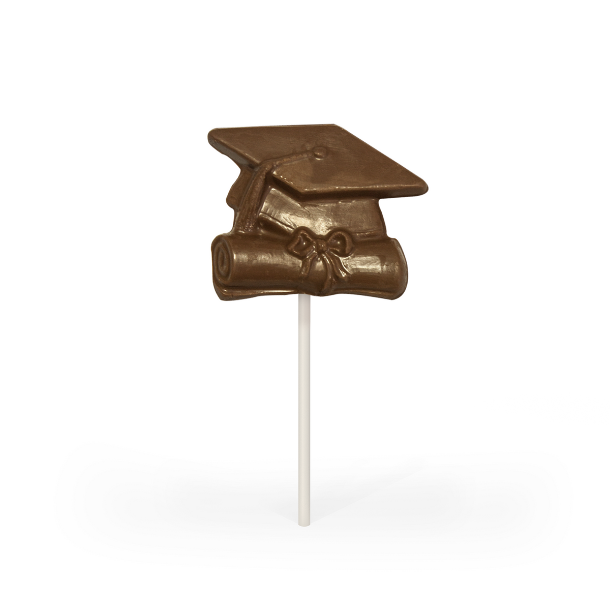 Graduation Cap Pop (Milk Chocolate) — Hebert Candies & Gifts